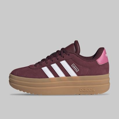 Tenis adidas VL Court Bold Joven Color Tinto/Blanco
