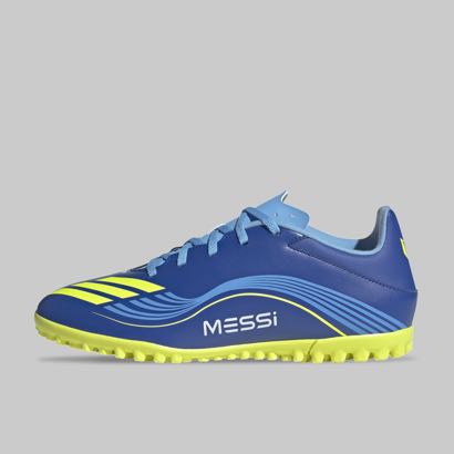 Taquetes adidas F50 Messi Club TF Hombre Color Azul Marino/Blanco