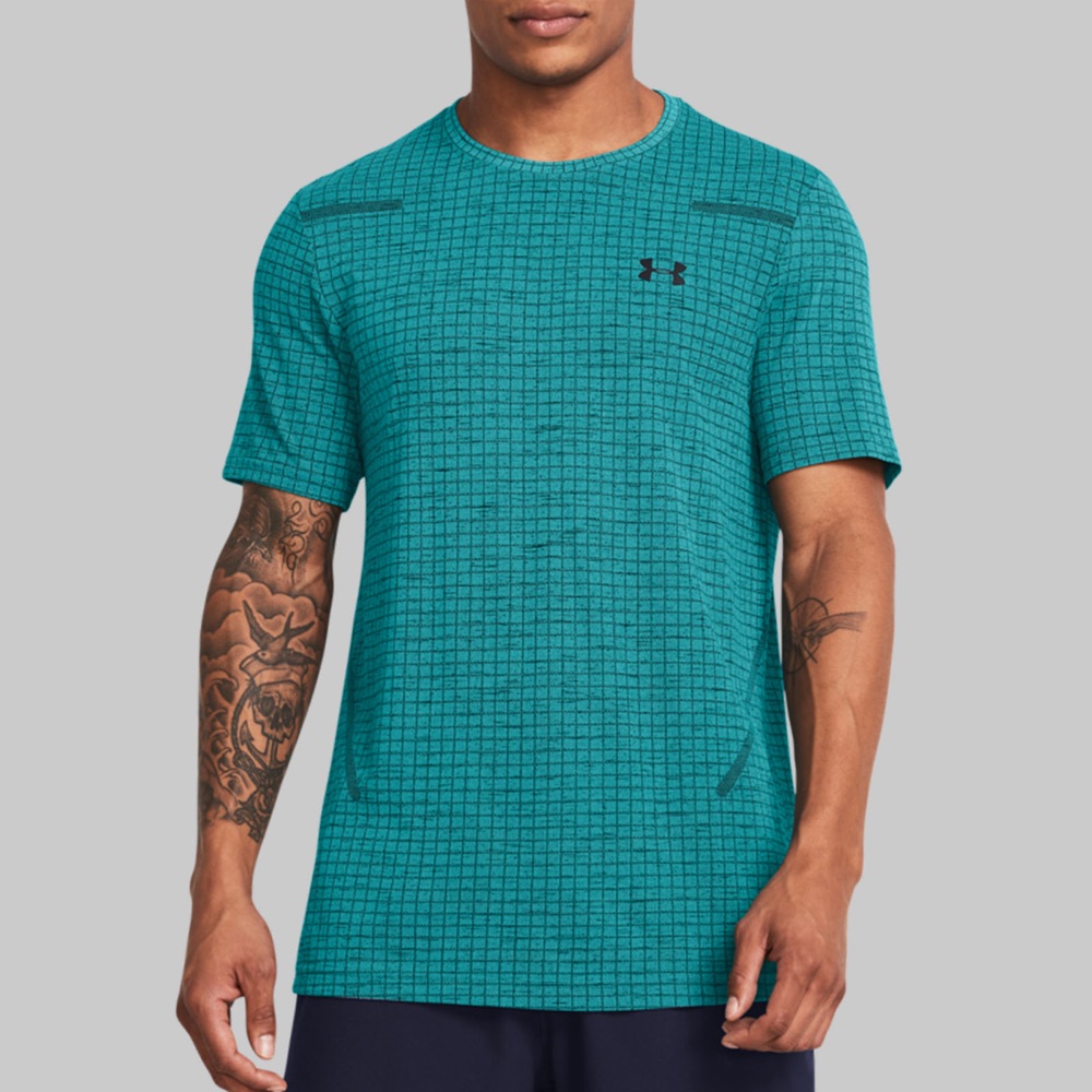 Playera Under Armour Seamless Grid Hombre